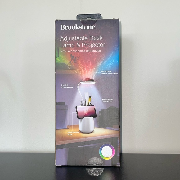 Brookstone | Office | Brookstone Adjustable Desk Lamp Projector | Poshmark